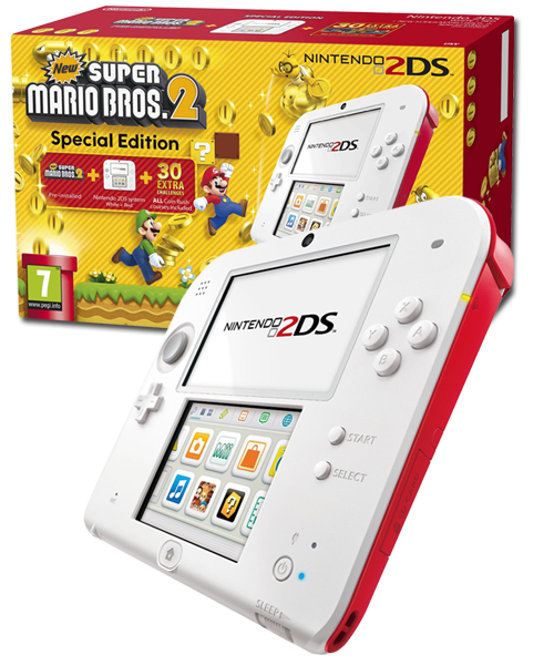 Nintendo 2DS Handheld Console Super Mario Bros 2 Special Edition NEW UK ...